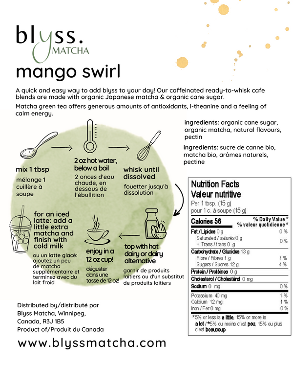 Mango Swirl - Three + Tea