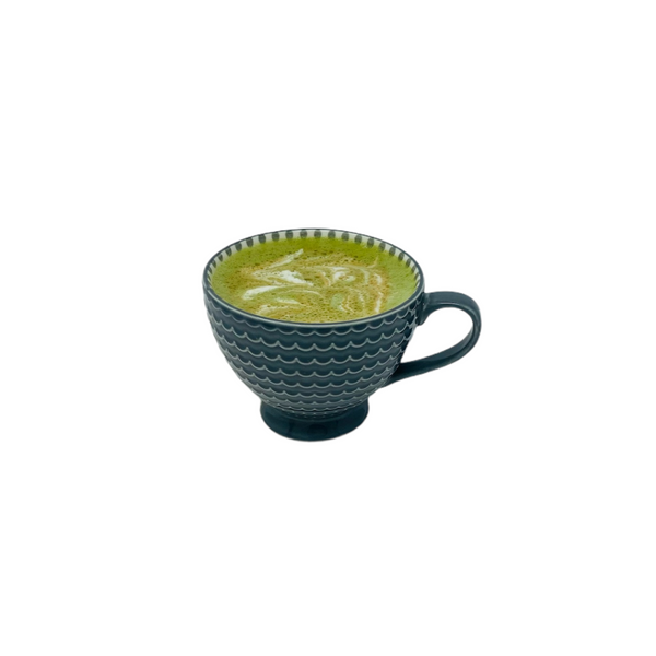 Matcha Macchiato with Dairy Sub - Three + Tea